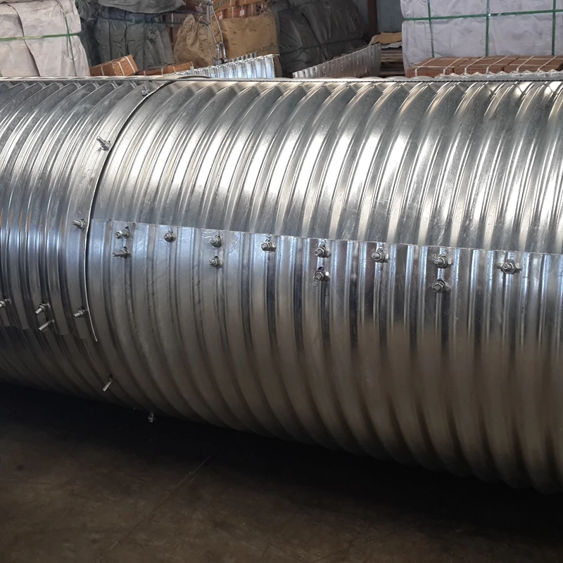 48 Inch Culvert Pipe Hot Dip Zinc Corrugated Steel Pipe Metal Culvert ...