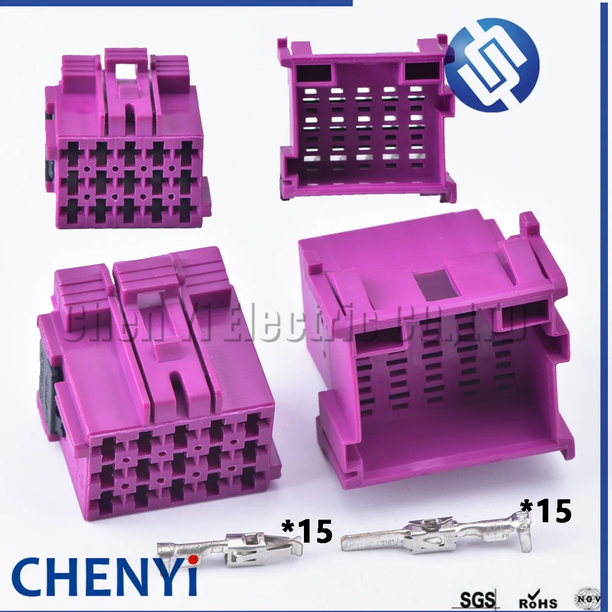 15 Pin Automobile power amplifier Connector Automotive Audio Amplifier ...