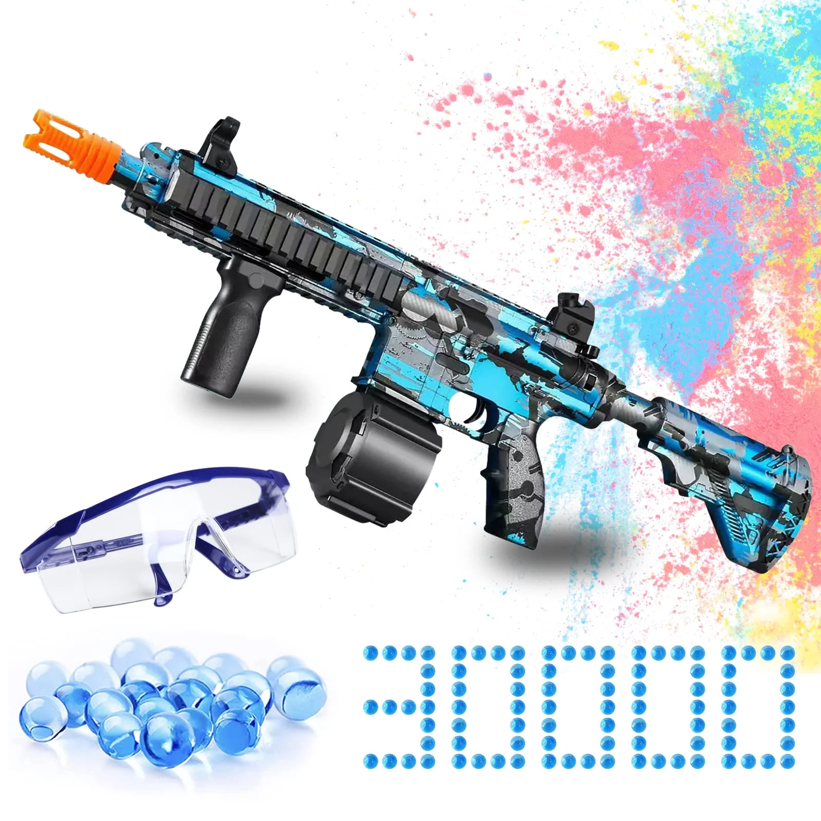 Water Gel Blaster Gun Electric Graffiti Air Rifle Weapons Paintball Toy ...