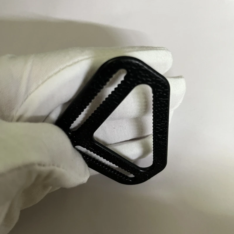 Plastic Adjuster Triangle For Webbing Strap Belt Black Three Way ...