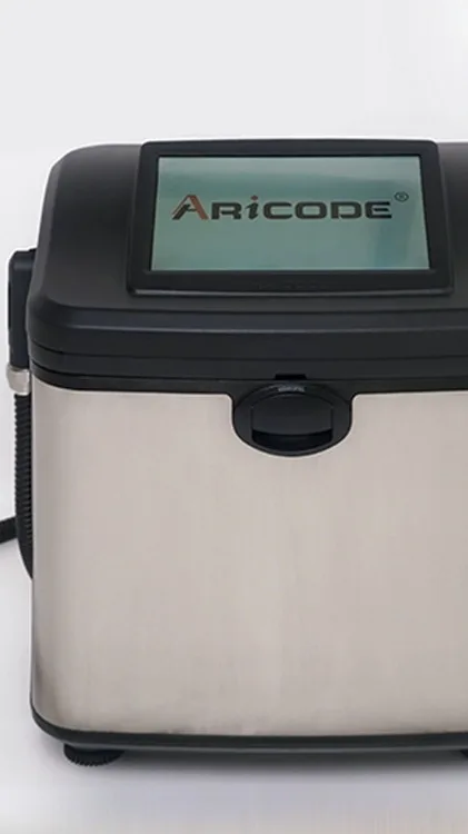 Uk Brand Aricode Continuous Inkjet Printer/small Character Inkjet Printer Expiry Date Coding ...