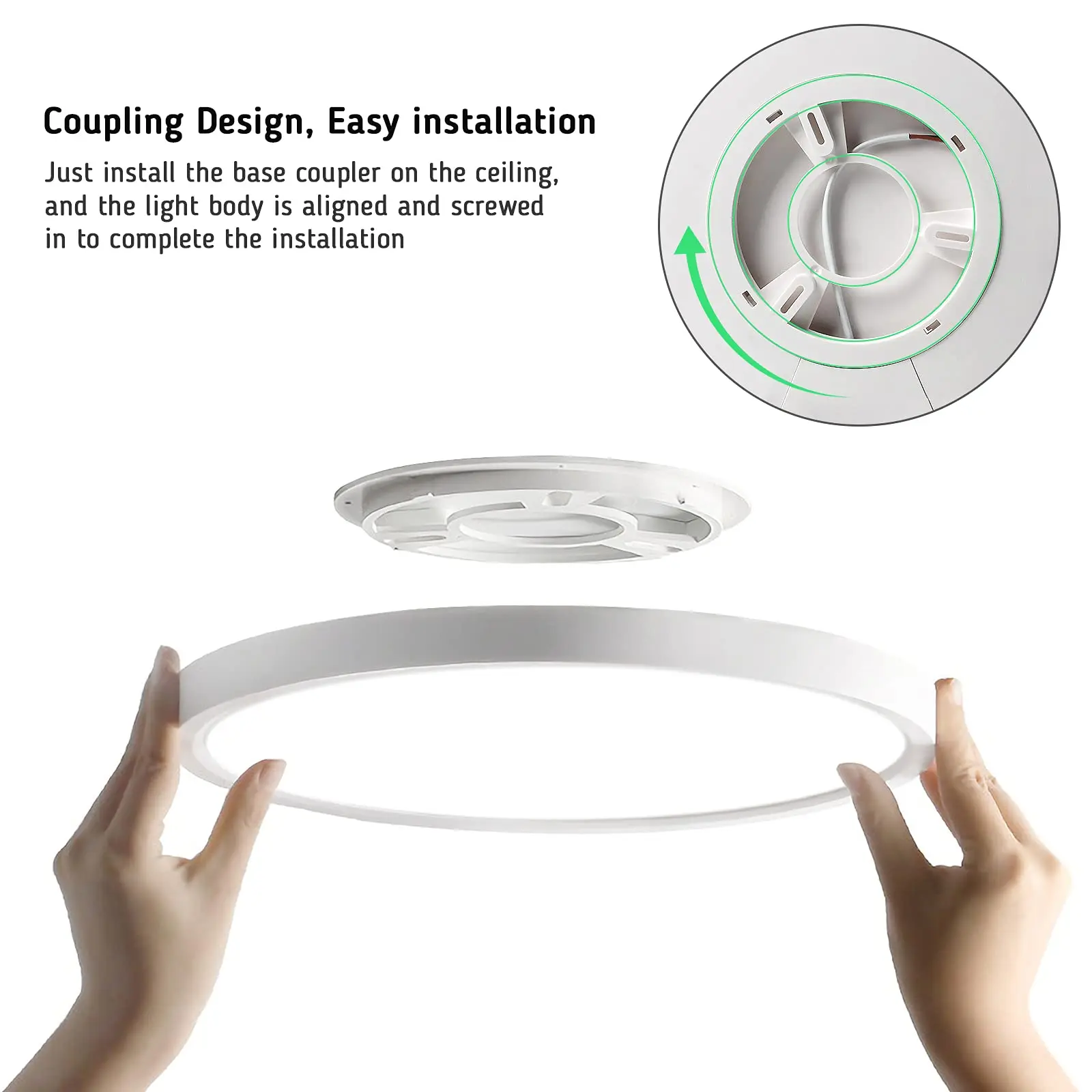 230mm 12W Ultra Slim LED Ceiling Light with Motion Sensor