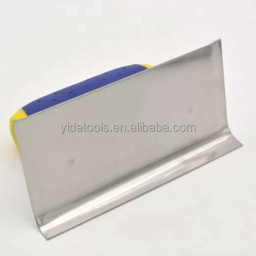 Stainless Steel Cement Trimming Trowel with TPR and Plastic Handle Hand ...