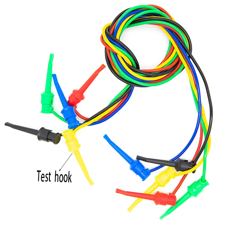 5 Test Multi-Functional Hooks Cable Wires for Meters Probe