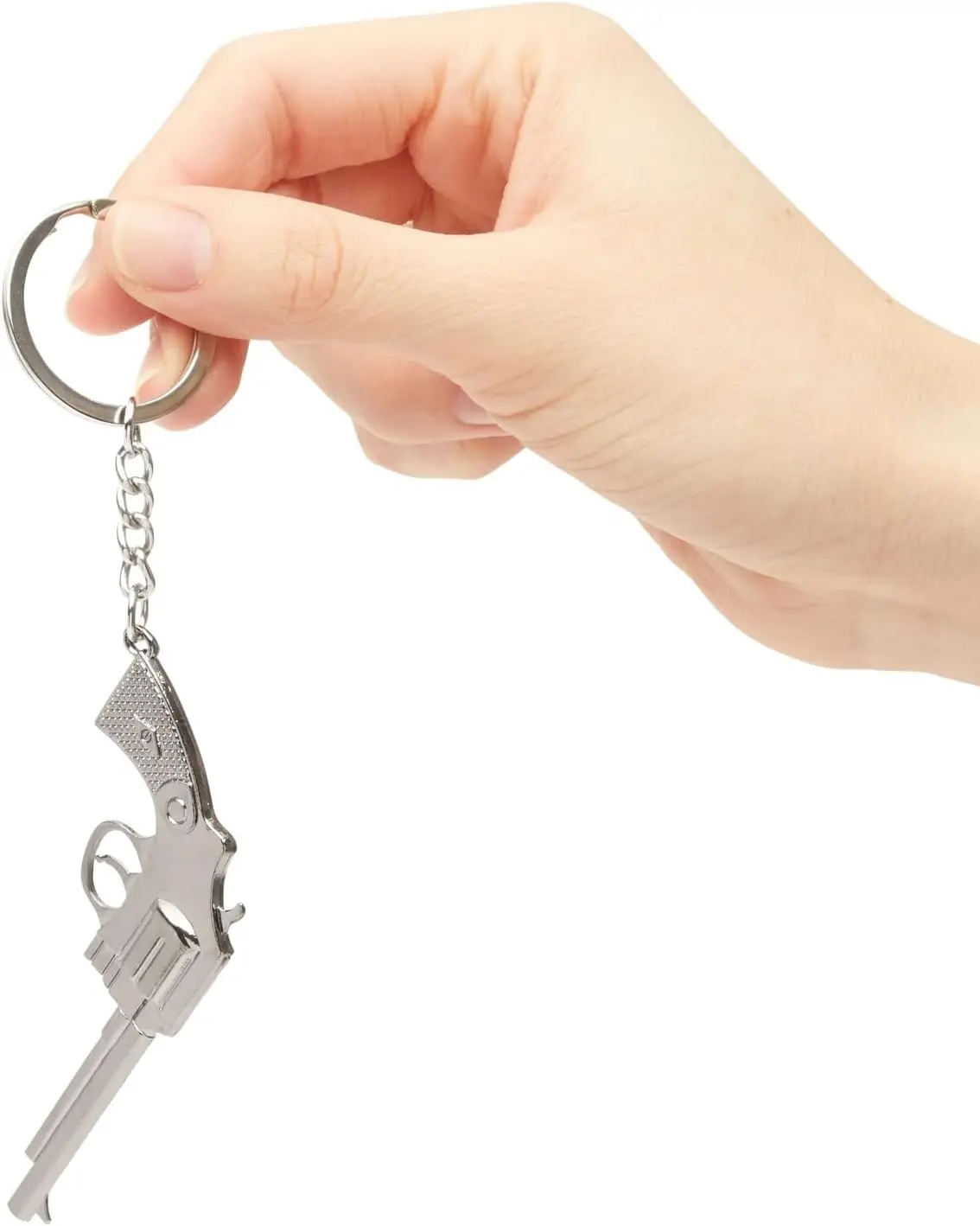 FREE SAMPLE Key Chain Zinc Alloy Metal Key Ring Mini Gun