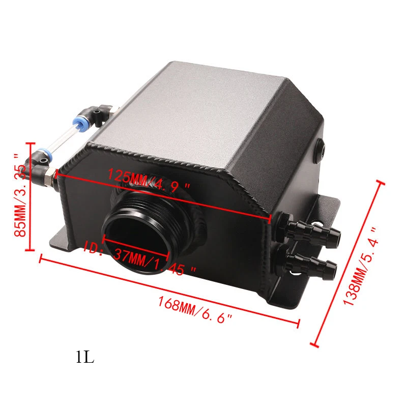 Aluminum Engine Oil Tank for Car Waste Oil Storage Can 1L 2L Aluminum ...