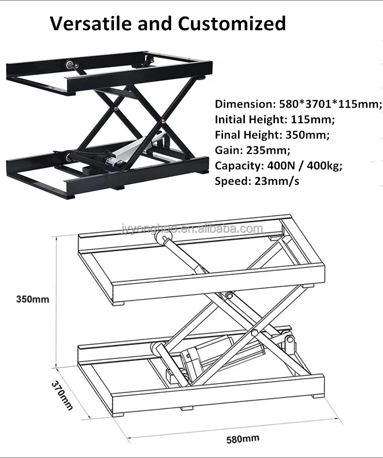 Customize Linear Actuator Electric Scissor Lift Platform