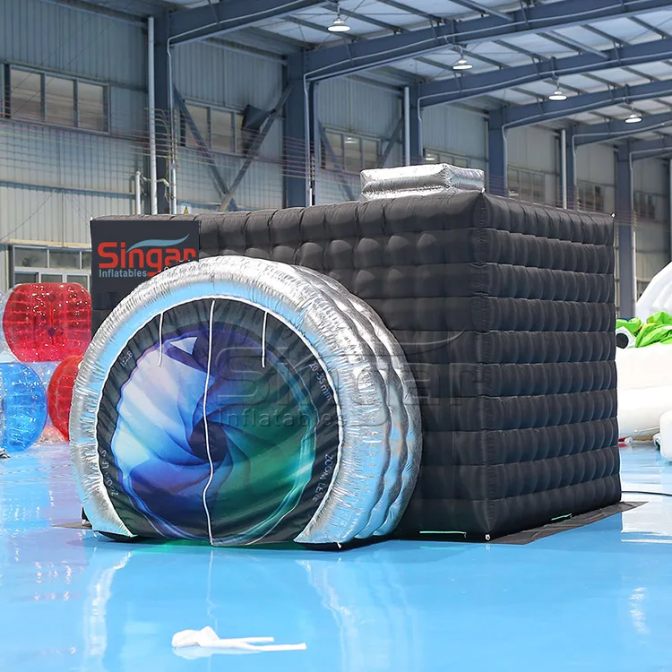 Camera Shaped Inflatable Vogue Photo Booth Enclosure Backdrop For ...