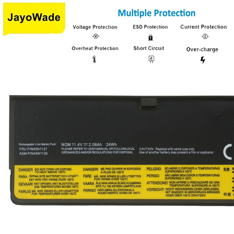 Laptop Battery for Lenovo Thinkpad X270 X260 X240 X240S X250 T450 T470P ...