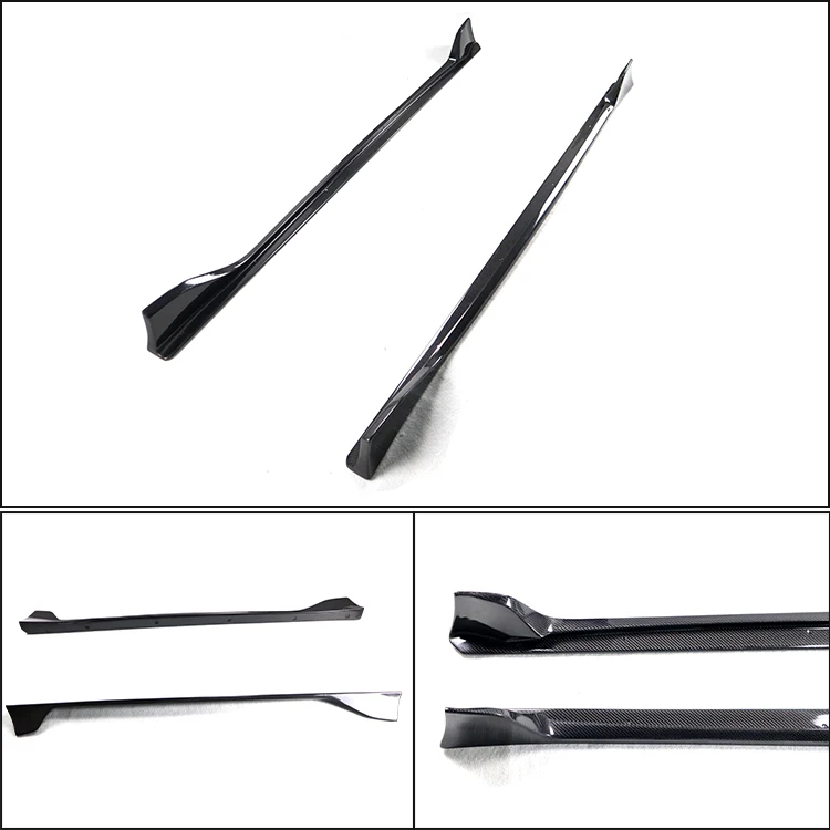 For Toyota Supra A90 MK5 Aimgain Type Carbon Fiber Side Skirts ...