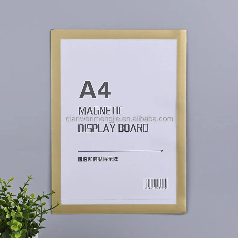 A3 A4 Photo Frame Modern Picture Frame Magnetic Plastic Magnetic Frame ...