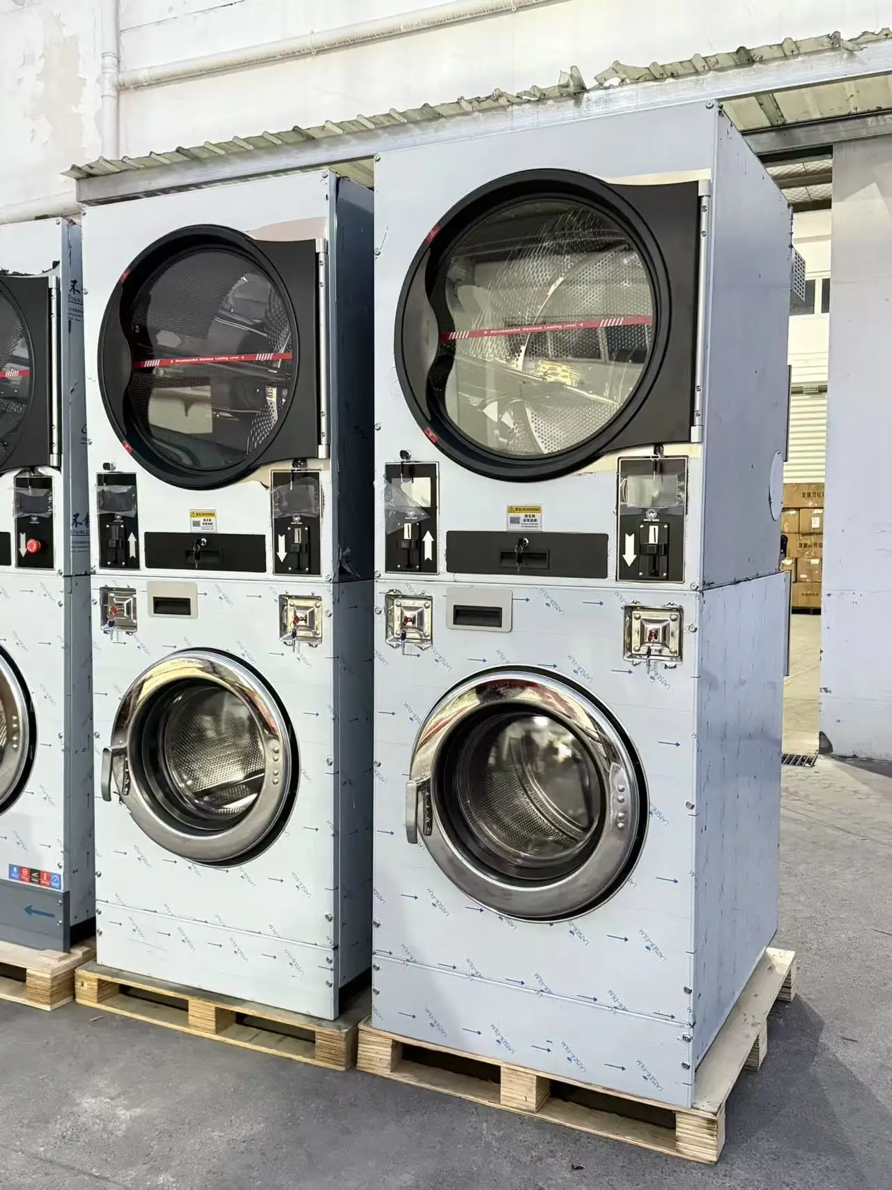 Royal Wash Commercial Washing & Drying Machine - Coin Operated Stack ...
