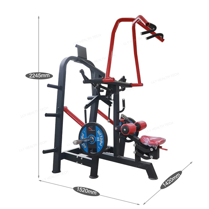 Plate Loaded Super Lat Pulldown Circular Gym Fitness Equipment For ...