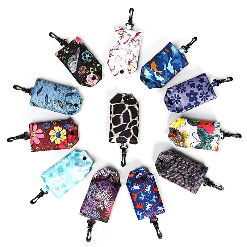 New Reusable Tote Shopping Bag Promotional Eco 190t Polyester Foldable ...