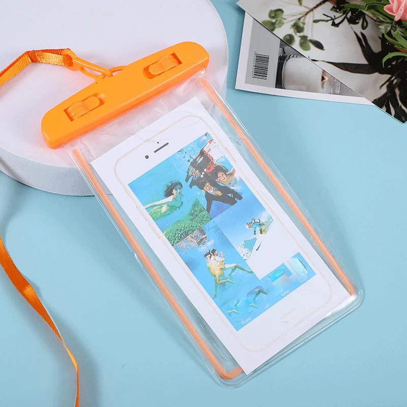 Clear TPU Waterproof Swim Bag Phone Case for Iphone & More