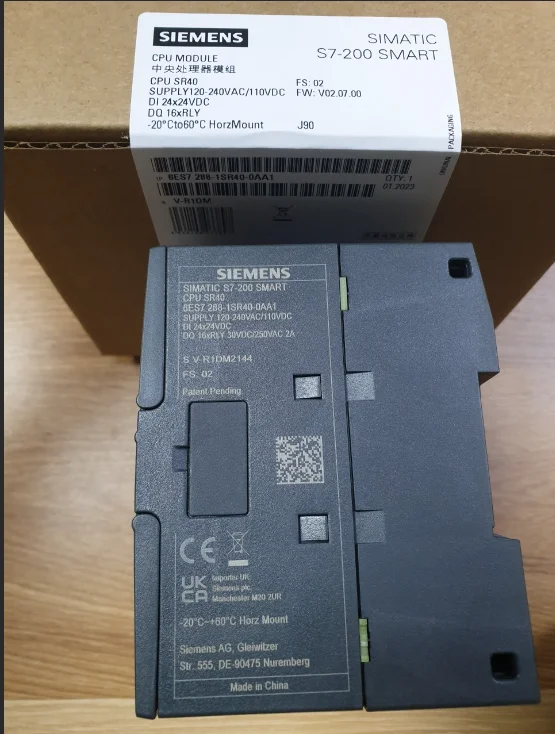 Siemens Simatic S7-200 Smart Cpu Cr20s Plc 6es7288-1sr30-0aa1 6es7 288-1sr30-0aa1 - Buy 6es7288 ...