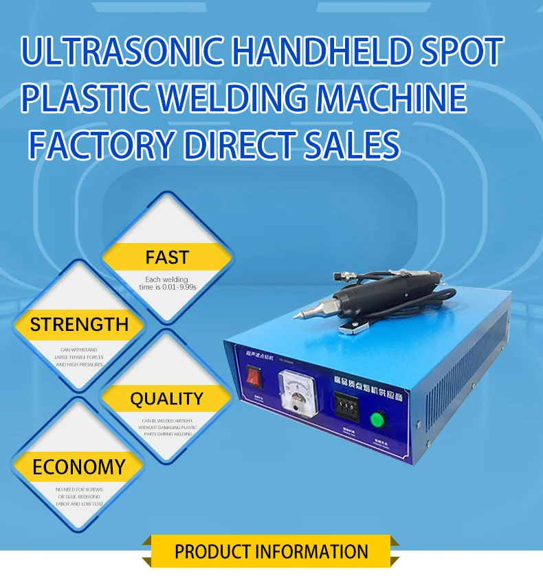 Portable 35KHZ 1200W Handheld Ultrasonic Spot Welder