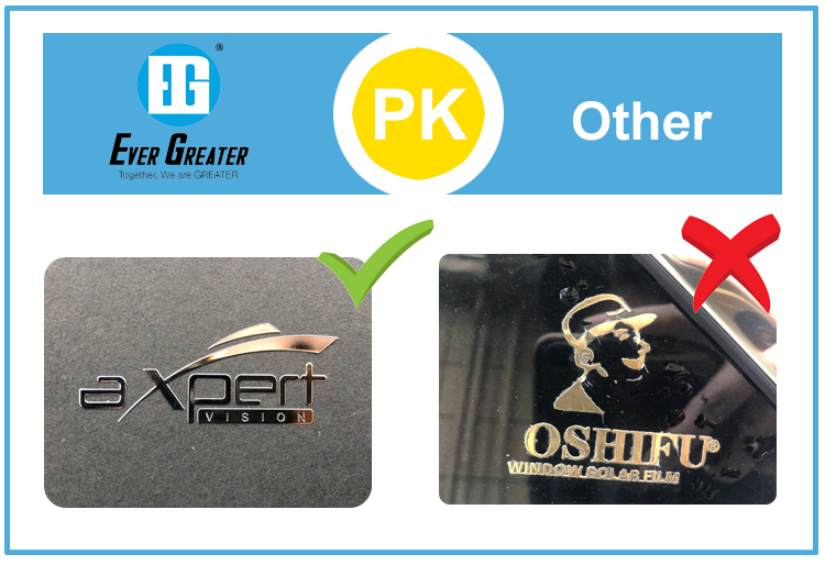 Custom Car Logo Electroforming Nickel Sticker S Badges