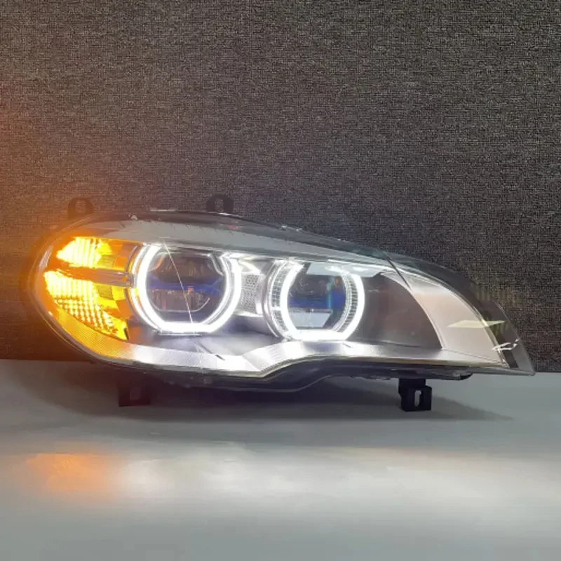 Upgrade Plug And Play Angel Eyes Full Led Headlamp Headlight For Bmw X5 ...
