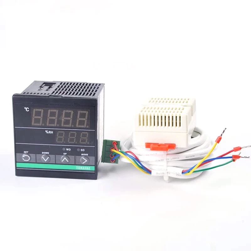 220VAC Temperature and Humidity Controller TDK0302 work with heater and ...
