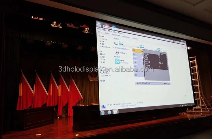 500" Motorized Projector Screen with Remote - 16:9 Format, Perfect for ...