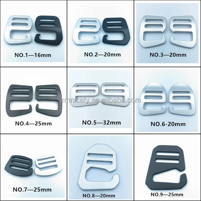 Aluminium Metal G Hook Buckle - Versatile and Durable