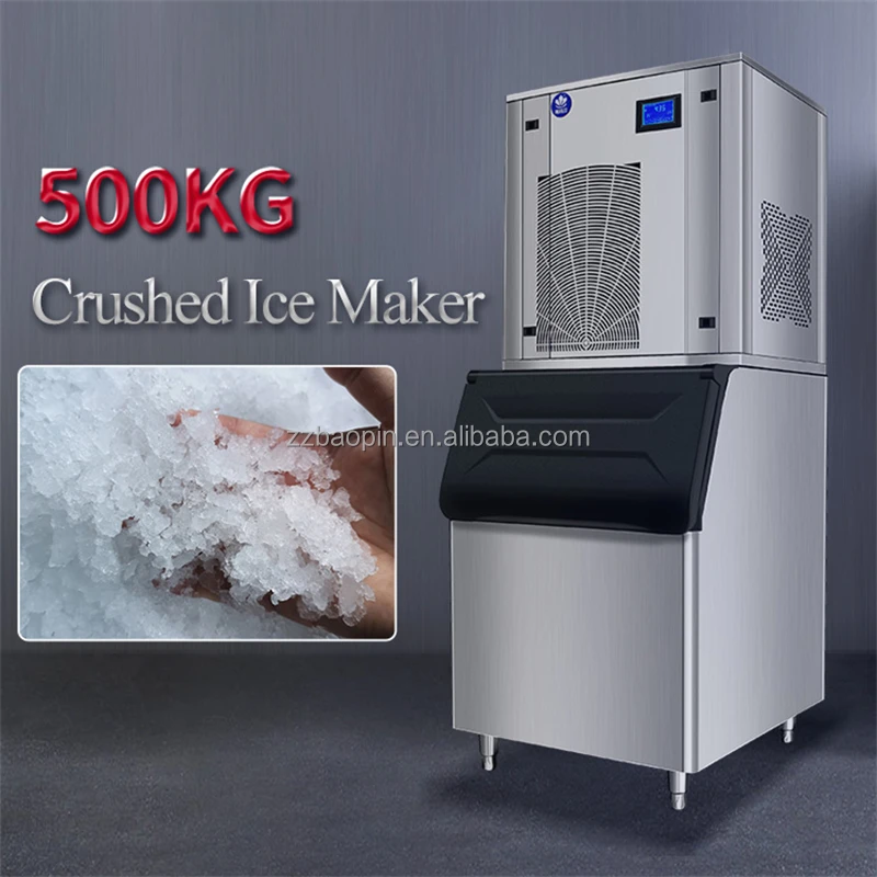 High Quality 300kg 500kg Granular Nugget Ice Maker Machine Commercial - Buy Maquina Hacer Hielo ...