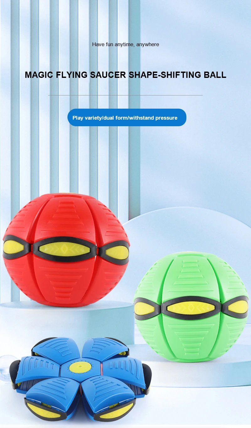 New Strange Magic Flying Saucer Ball Children's Decompression Vent Ball ...