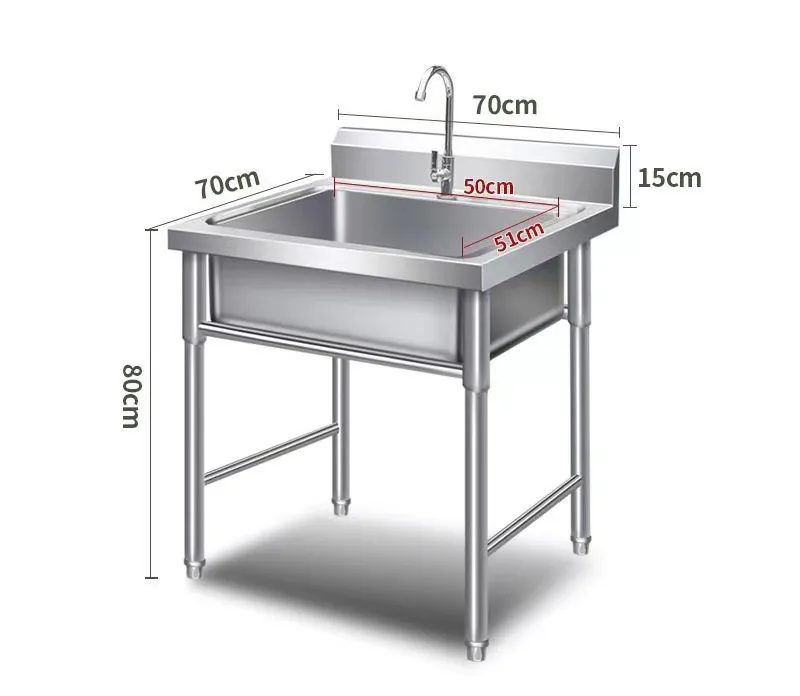 Customized Stainless Steel Single Star Sink for Hotel Restaurant ...