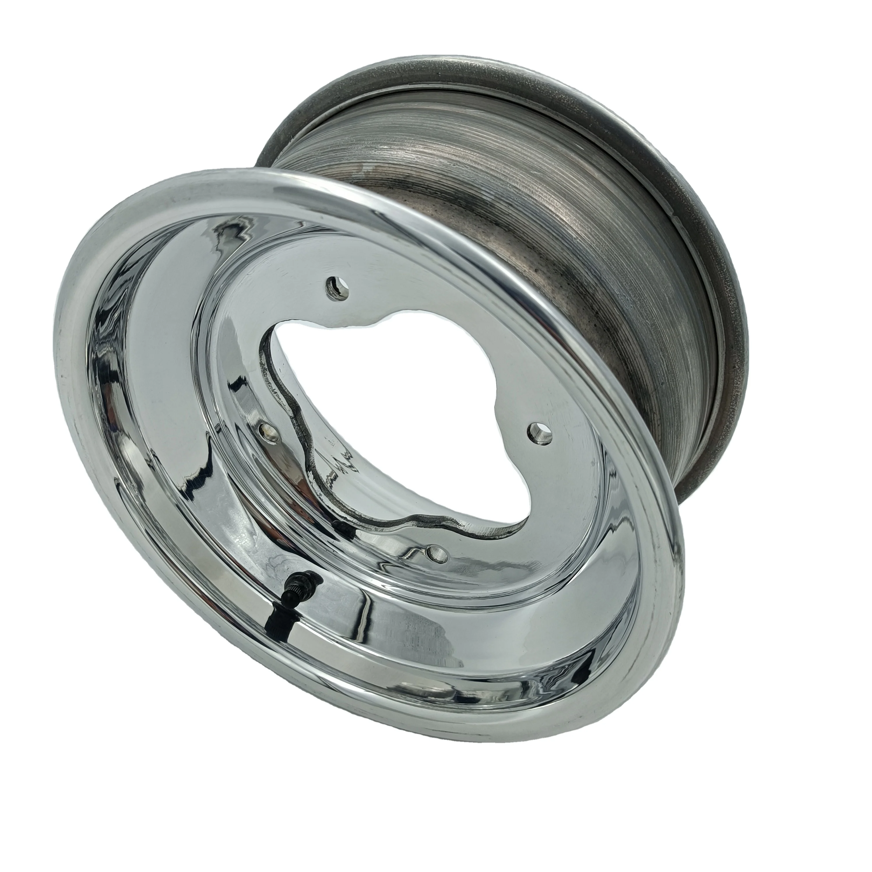 Alibaba.com: Aluminum Rolled Lip Polished 10x5 Dual Bolt Pattern ATV ...