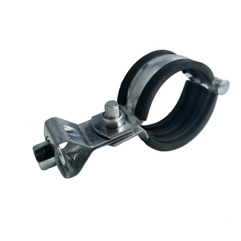 HVAC OV Galvanized Steel Duct Clamp with Rubber Fitting Metal Pipe ...