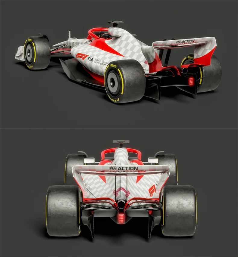 Custom Fiberglass Racing Sculpture Formula One 2022 Formula One Car ...