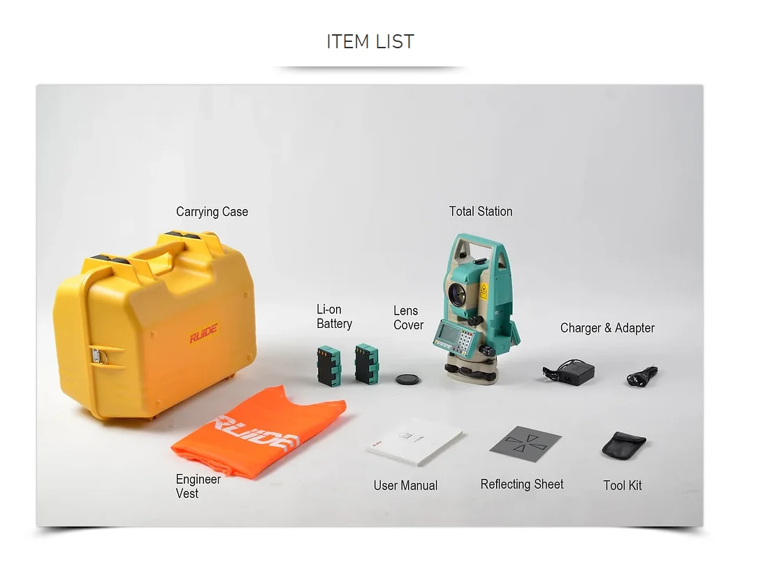 Ruide Total Station Rts-822r10--rqs Topographic Surveying Instrument ...