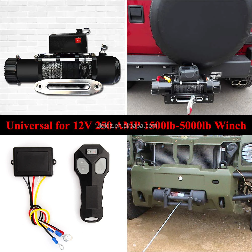 Electric Wireless Winch Remote Control Relay System With Handset Two ...