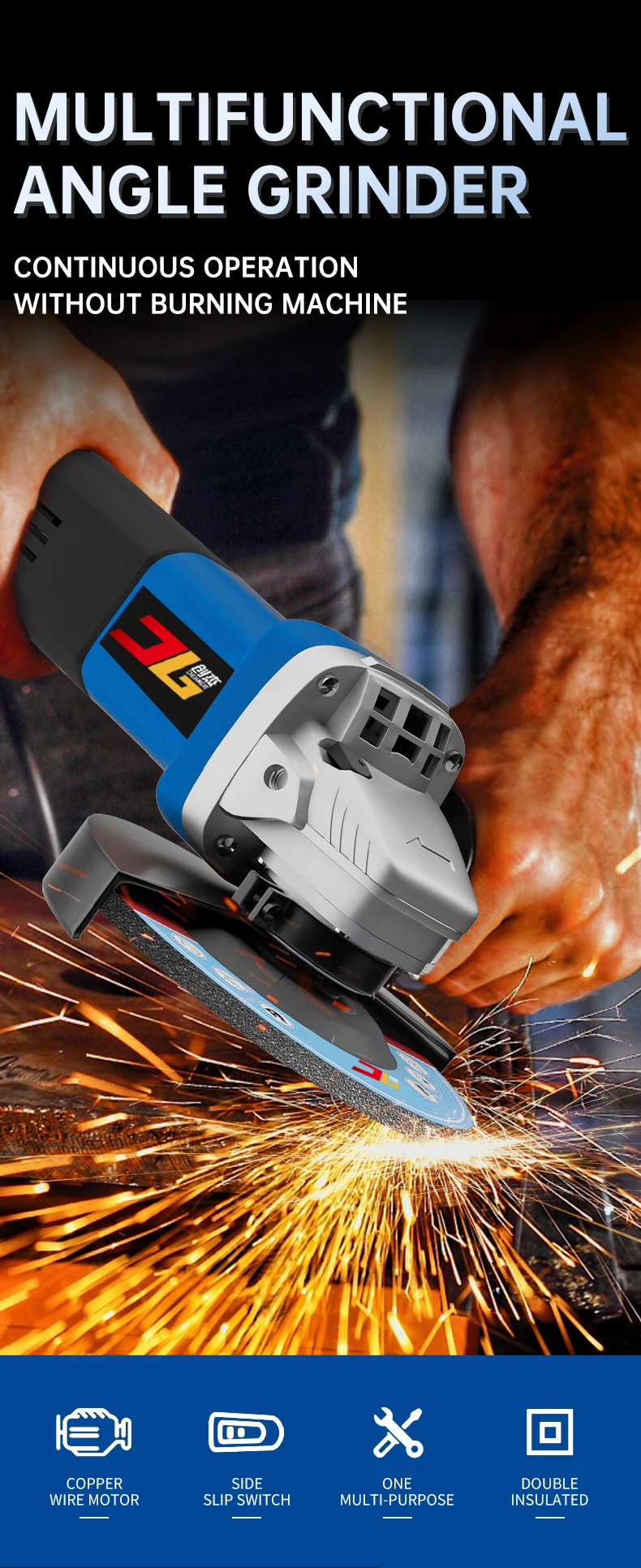 Lithium Angle Grinder Power Tool Mini Grinder Cheaper Price And High ...