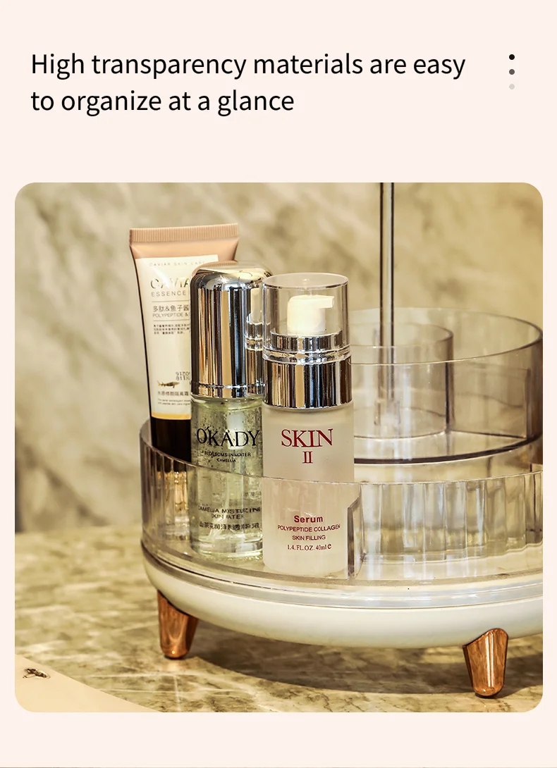 360 Degree Rotating Plastic Jewelry Display Box - Rain of Love