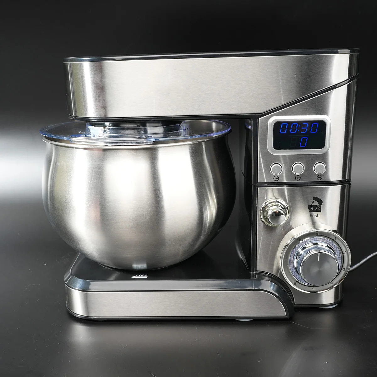 1300W Stand Mixer 5L Stainless Steel Mixer Kitchen Machine With Dough ...