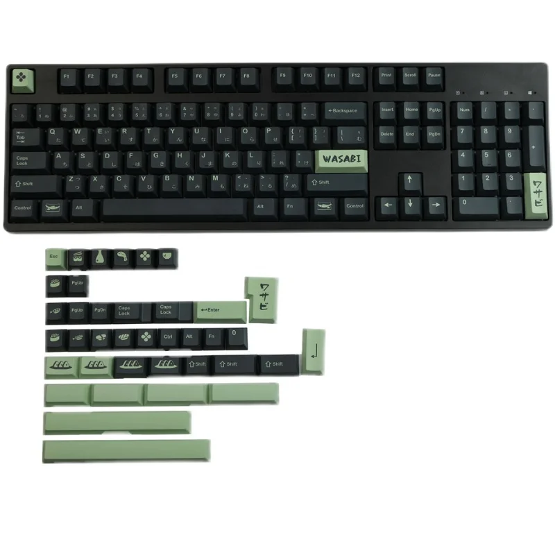 Gmk Wasabi Keycaps Cherry Profile 142 Keys Pbt Dye - Sub Keyboard Mx ...