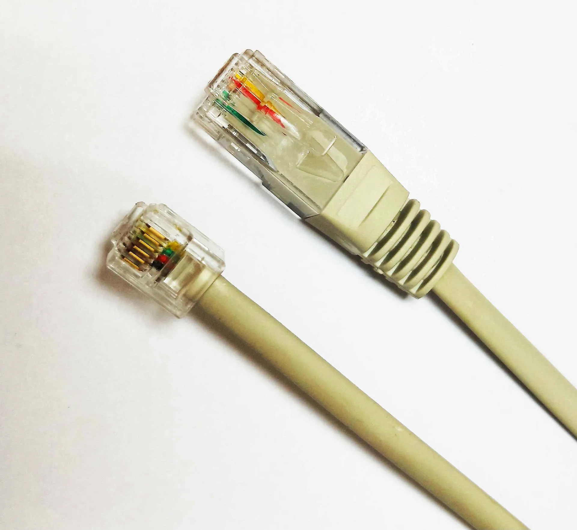 Rj45 8p8c Male To Rj11 6p4c Rj12 6p6c Male Connector Modular Jack To Ethernet Converter Adapter ...