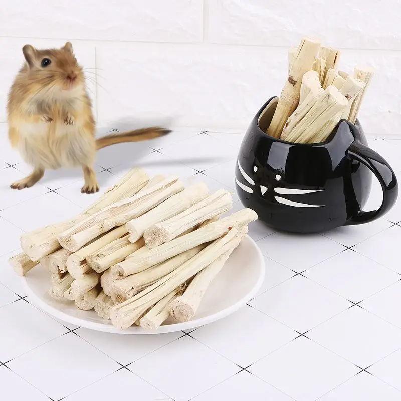 Pet Rabbit Hamster Guinea Pig Small Animal Snacks Molar Nutrition Grass ...