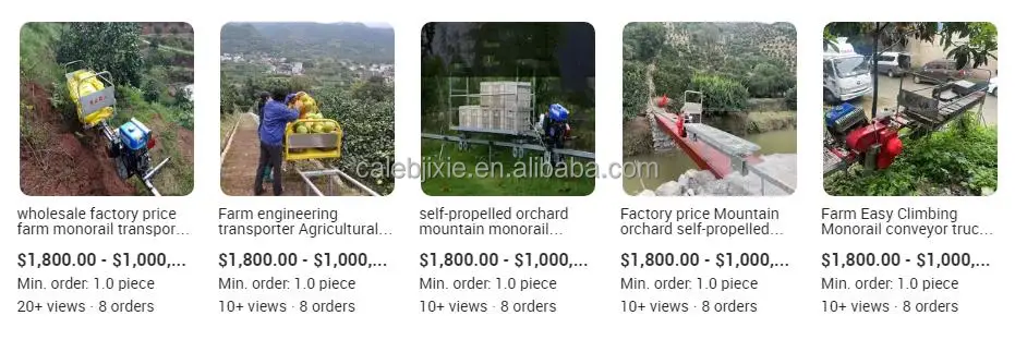 Self-Propelled Orchard Mountain Monorail Transporter for Efficient Farm ...