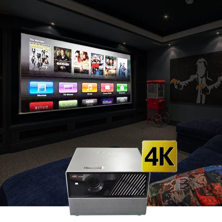 2500 ansi lumens 3LCD 4K ultra HD home cinema theatre 4k laser ...