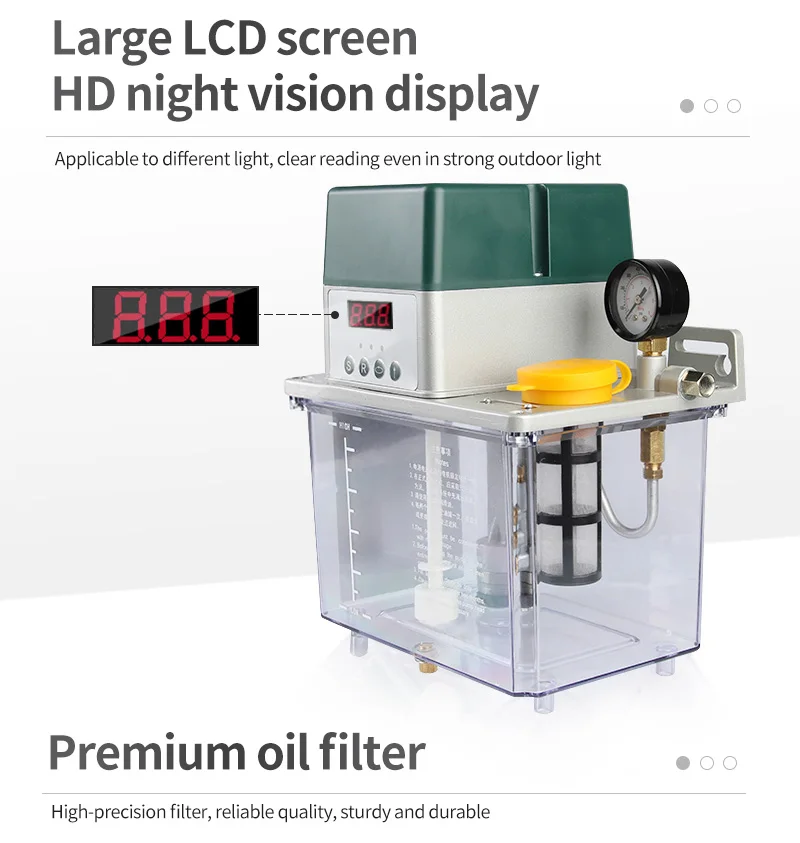 AC220V 2L Electric Automatic Oil Pump for Lathe Machines