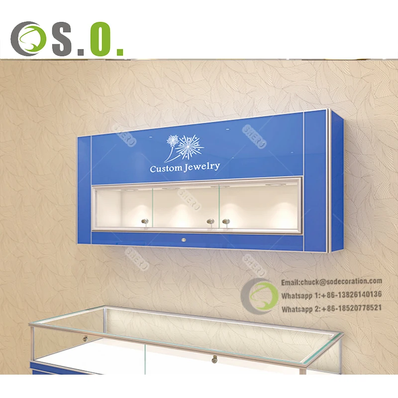 Model New Ship Fully Assembled Versatile Showroom Display Case Square ...