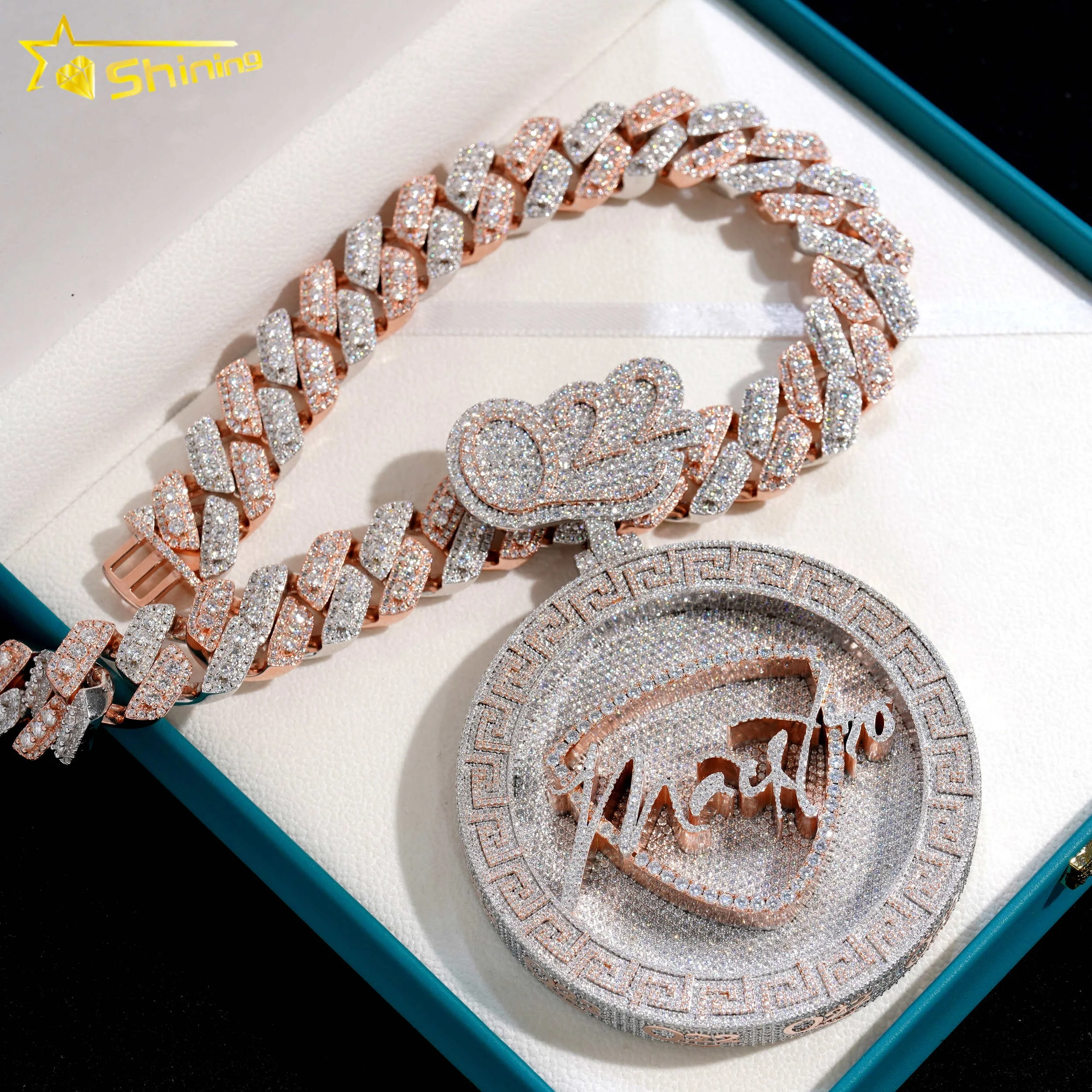 Shop Trendy Moissanite Jewelry - Custom Iced Out Cuban Chain