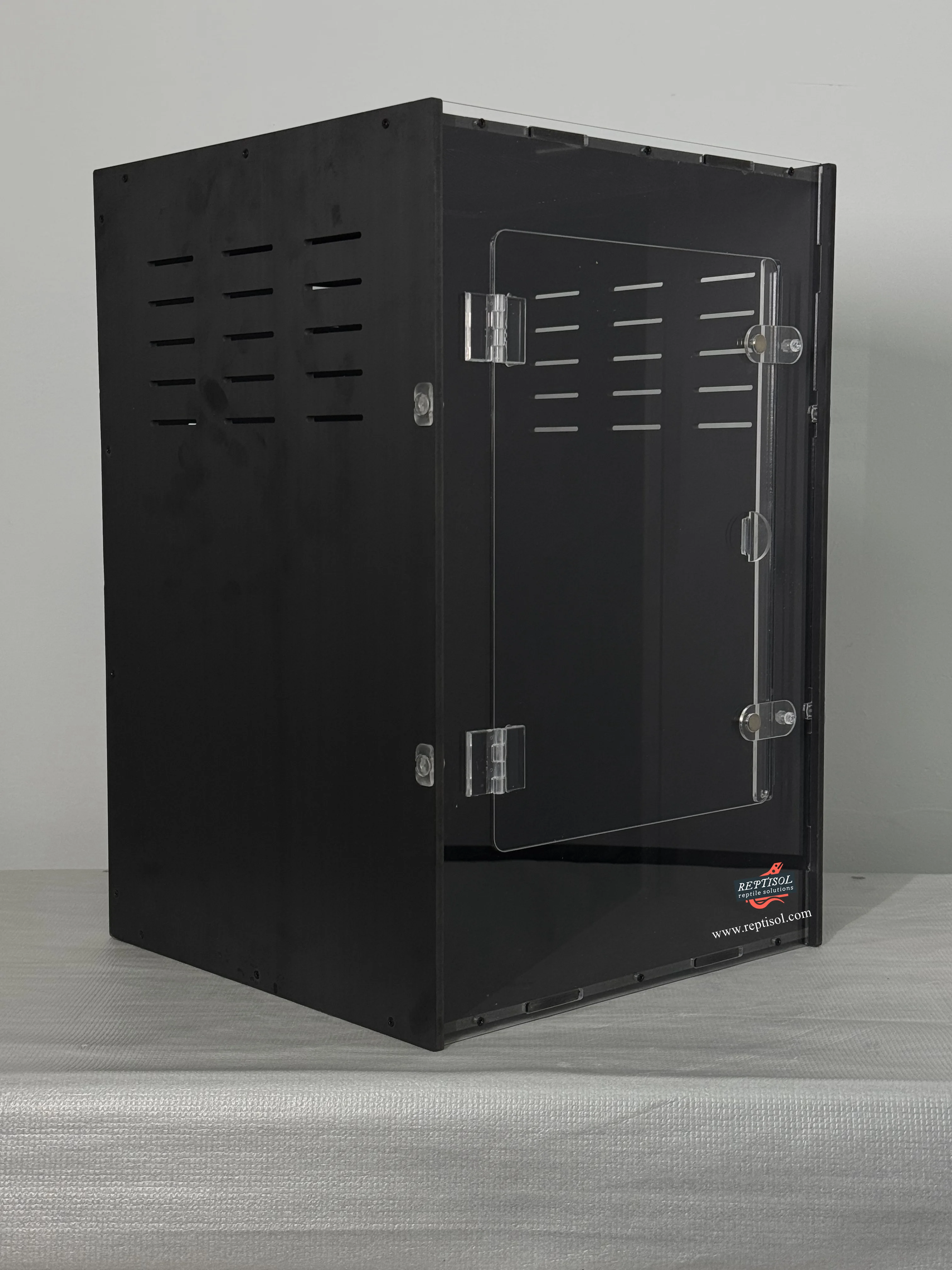 12x12x18" Acrylic PVC Reptile Arboreal Cage - Top Mesh PVC Terrarium