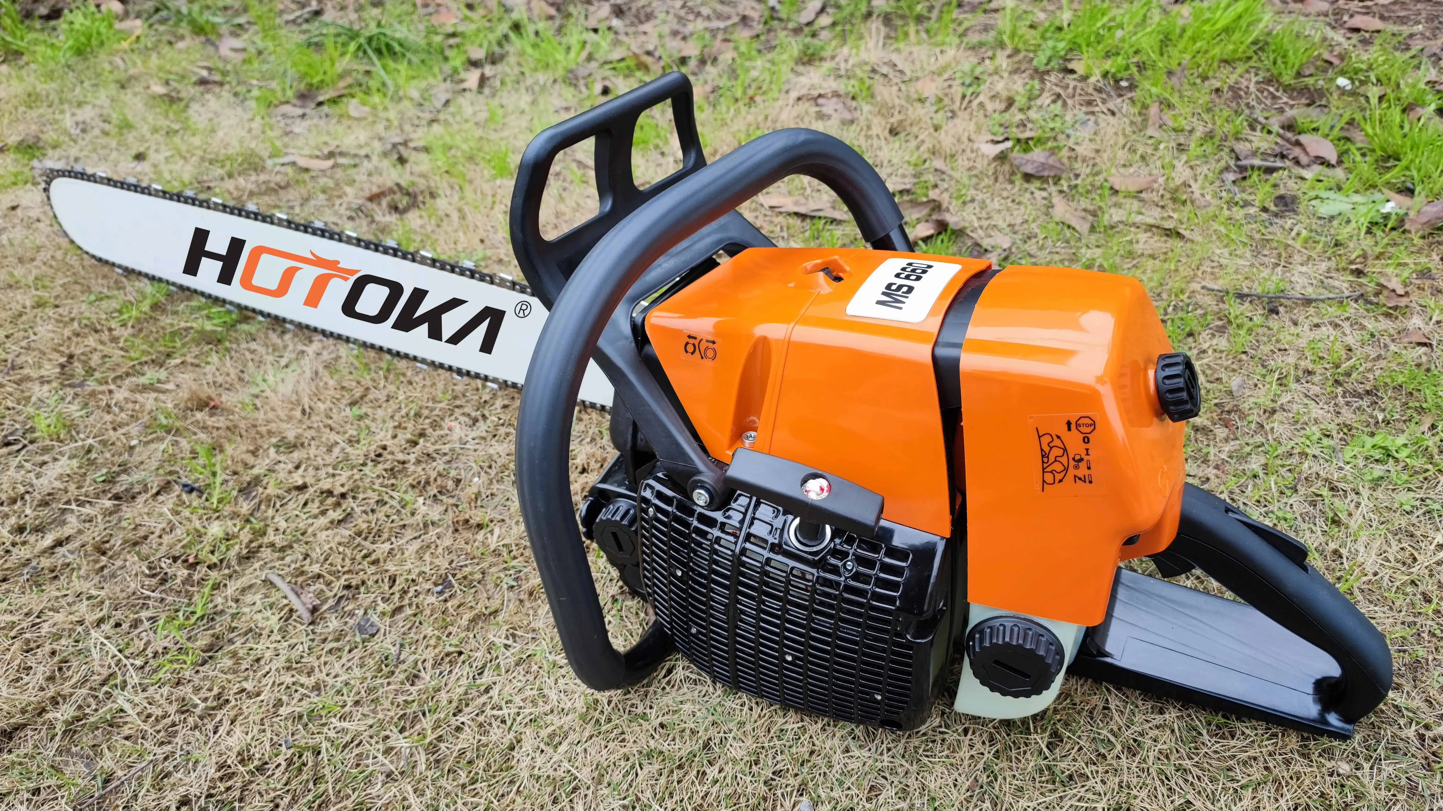 91.6cc Heavy Duty 660 Ms660 Gas Chainsaw Machine 5.2kw Big Power Ms 660 ...