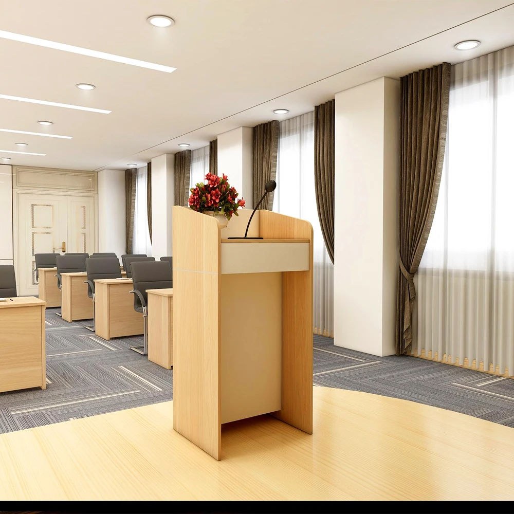 Classic Wooden Pulpits Lectern Podiums Floor-standing Conference Speech ...