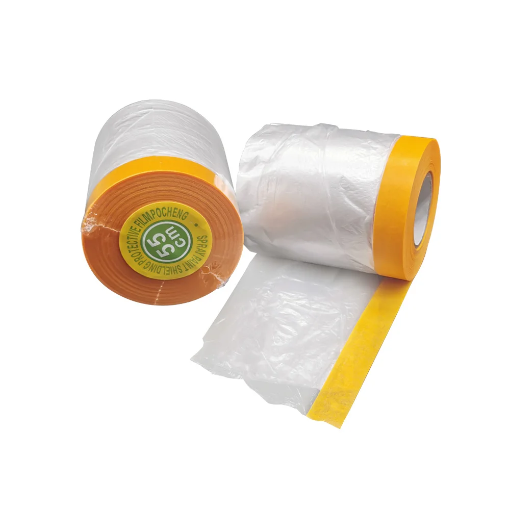 High Quality Protective Plastic Masking Film Roll For Use In Painting ...