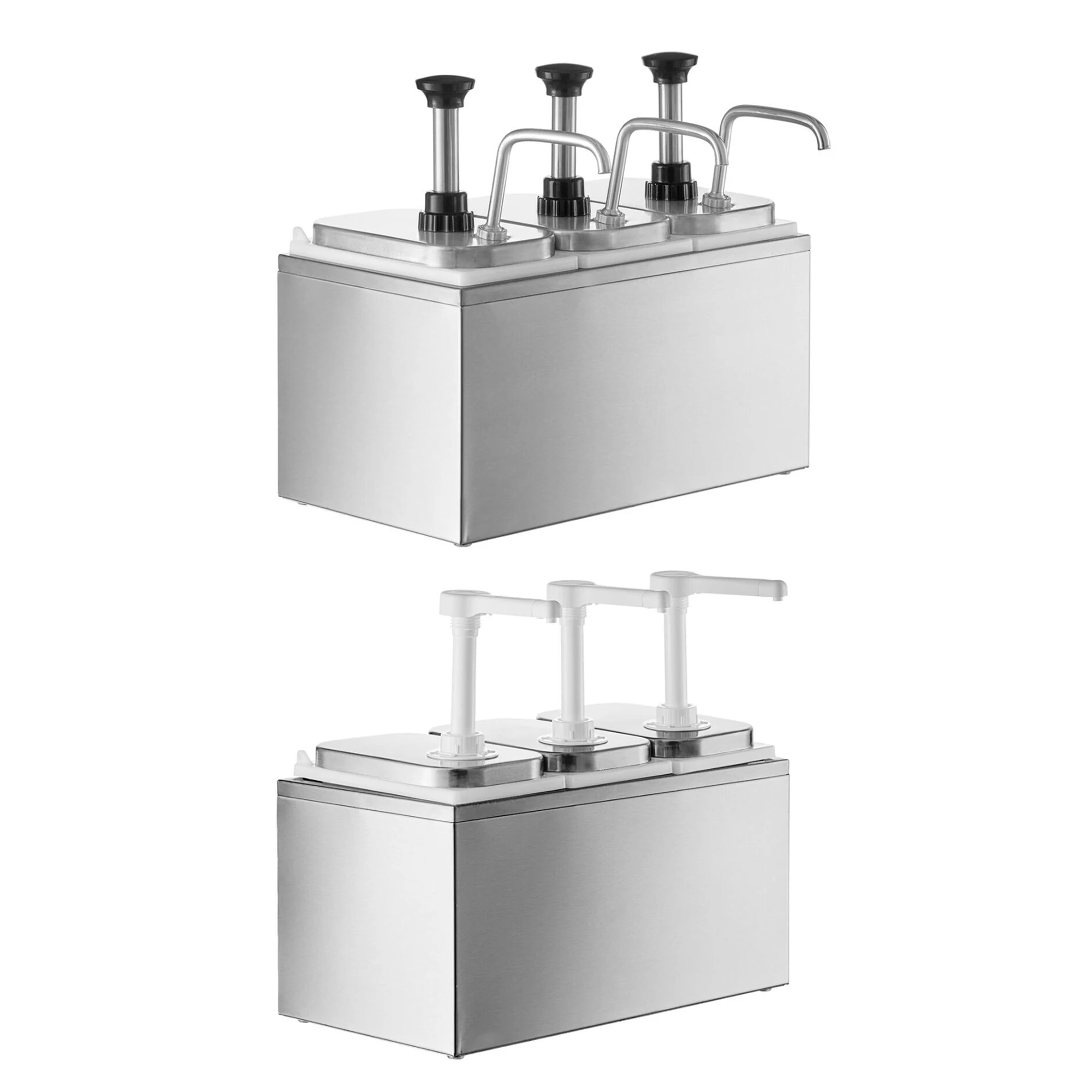 Stainless steel hot sauce dispenser pump head ketchup dispenser fast ...